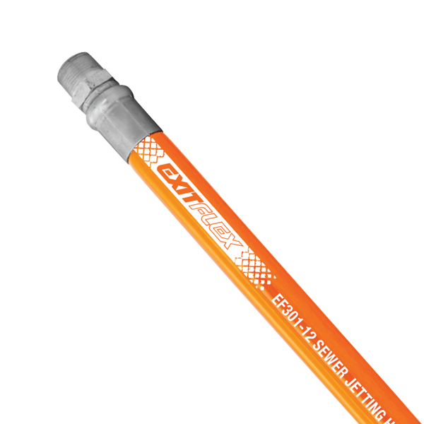 EXITFLEX® EF301 Orange Sewer Cleaning Hose Assembly - Powell Industrial