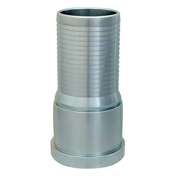 Hose Tails - Crimp Steel Plated Shouldered - Powell Industrial
