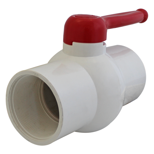 Ball Valve Nyglass T Handle C/W Polyprop Ball BSP - Powell Industrial