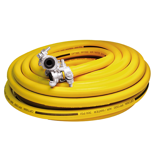 Pre-made OPTIMA® PP1500 Yellow Pneumatic Air Water Hose - Powell Industrial