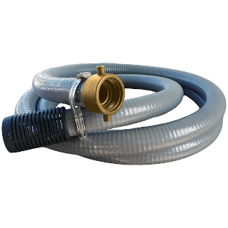 Pre-made OPTIMA® PP2705 PVC Grey Suction Hose - Powell Industrial